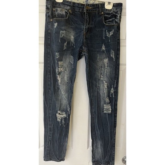Sosoo Jeans | Jeans | Sosoo Mens Vintage Ripped Distressed Jeans Y2k ...